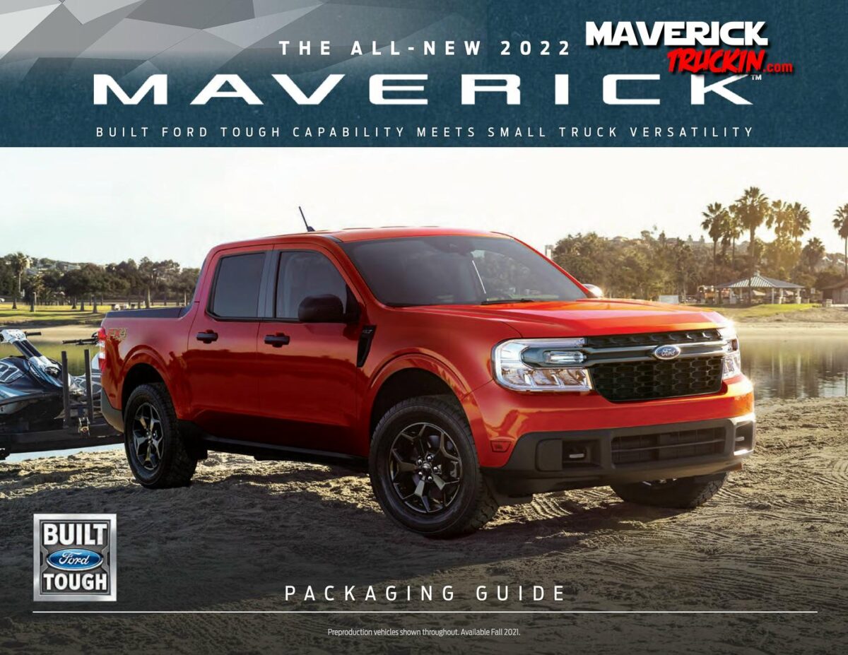 2022 Ford Maverick Packaging Guide – Maverick Truckin