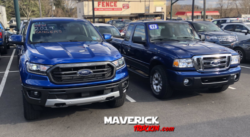 Ford Maverick vs New Ford Ranger Size Comparison – Maverick Truckin