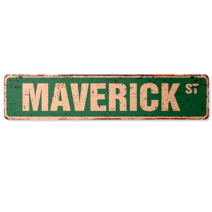 Ford Maverick Street Sign – Maverick Truckin